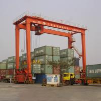 China 30.5t/35t/40.5t Rubber Tire RTG Container Crane Shipbuilding Gantry Crane for sale