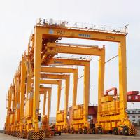 China 30.5t/35t/40.5t Rubber Tire RTG Container Crane Shipbuilding Gantry Crane for sale