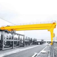 China 20 Ton Box Type Single Girder Gantry Crane For Workshop for sale