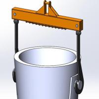 China 1-20 Ton Ladle Crane Spare Parts C Type Hook for sale