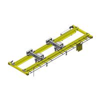 China QE Model Double Beam Electric Overhead Crane 20 - 35 Ton EOT Crane for sale
