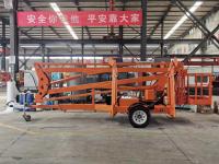 China Trailer Mounted Boom Industrial Platform Lift Systems For Cargos for sale