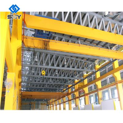 China European Advanced Electric Double Beam Bridge Travelling Crane for sale