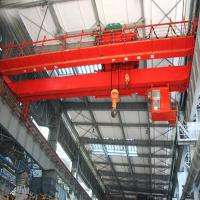 China QD Model Electric Double Girder Bridge Crane With Top Running Trolley for sale