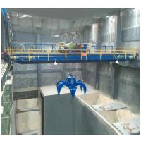 China Heavy Duty Electric Double Beam Grab Overhead Bridge Crane for sale