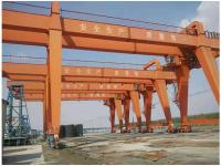 China 35m Span Eot Outdoor Double Girder Gantry Crane 40t for sale