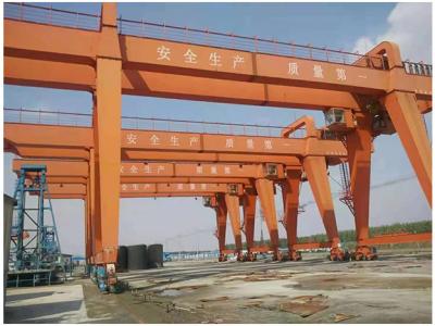 China 35m Span Eot Outdoor Double Girder Gantry Crane 40t for sale