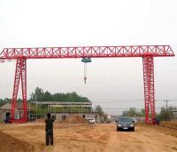 China MH Type Single Girder Gantry Crane Trussed Type 32 Ton for sale