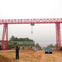 China 10 Ton MH Type Single Girder Gantry Crane Trussed Type for sale
