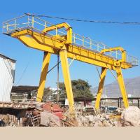 China Load And Unload Double Girder Gantry Crane For Warehouse for sale
