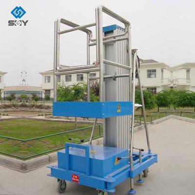 China Aluminium Alloy Mast Construction Lift Platform For Single Man for sale