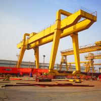 China Q345 Steel Stationary Gantry Crane Double Beam Overhead Crane 20-50 Ton for sale