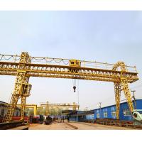 China 5~50/10T Cargo Yard MG / A Double Girder Gantry Crane For Garage for sale