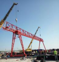 China MH Type Single Girder Gantry Crane Trussed Type 32 Ton for sale