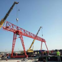 China Automated Rail Mounted Single Girder Gantry Crane Trussed Type for sale