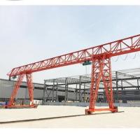 China Automated Rail Mounted Single Girder Gantry Crane Trussed Type for sale