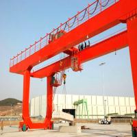 China 20 Ton Double Girder Yard Gantry Crane Construction U Type for sale