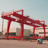 China 20 Ton Double Girder Yard Gantry Crane Construction U Type for sale