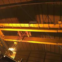 China Q345B Steel Casting EOT Double Girder Overhead Crane YZ Type for sale
