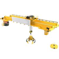 China 16t Double Girder Overhead Material Handling Crane Overhead Beam Crane for sale