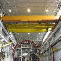 China OEM Indoor Bridge Double Girder Overhead Crane for sale