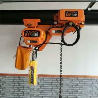 China Hand Pulled Small Tonnage Chain Electric Crane Hoist  For Beam Crane for sale