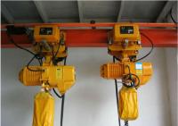 China Hand Pulled Small Tonnage Chain Electric Crane Hoist  For Beam Crane for sale