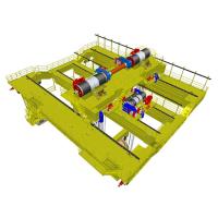 China Casting Overhead Rolling Crane 280 Ton Yzs Four Girder for sale