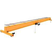 China 5 Ton Electric Travelling Single Girder Overhead Crane With 15m Lifting Height for sale