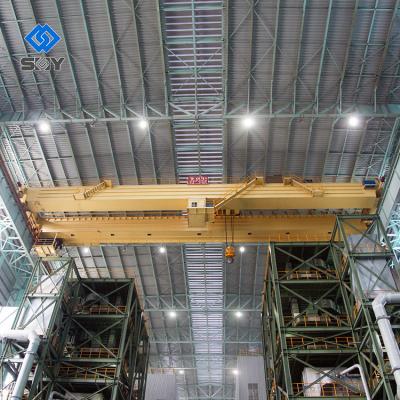 China Heavy Duty Double Girder Overhead Crane 40 ton for sale
