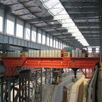 China Heavy Duty Double Beam 100 Ton Overhead Crane Underslung EOT Crane for sale