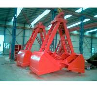 China OEM Flap Mechanical Clamshell Crane Bucket Double Rope for sale