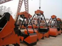 China OEM Flap Mechanical Clamshell Crane Bucket Double Rope for sale