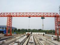 China 5t ~ 20t Light Duty Q345 Steel Single Girder Gantry Crane Customized for sale