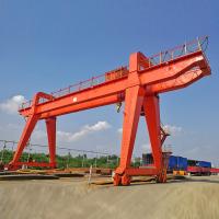 China Q345 Steel Double Girder Electric Gantry Crane Rail 30 ton for sale