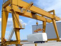 China Customize Steel Double Girder Gantry Crane With No Or Double Outer Cantilever for sale