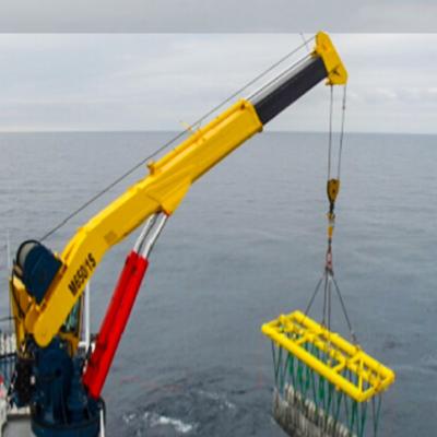 China 10 Ton Pedestal Marine Hydraulic Crane with 12m~35m Span for sale