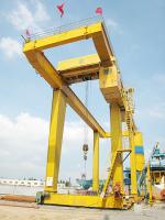 China 80 Ton Rail Mounted Container Double Beam Gantry Crane Bridge Construction for sale