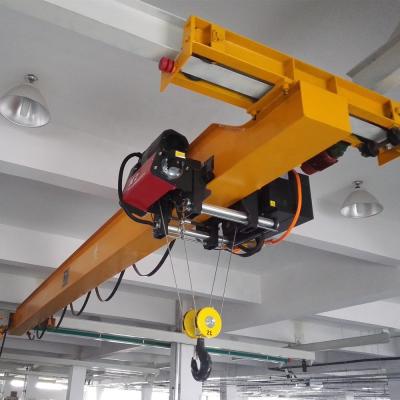 China 5 Ton Top Running HD Single Girder Underhung Bridge Crane European Standard for sale