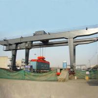 China U Type Rail Gantry Double Girder Goliath Crane For Lifting Container for sale