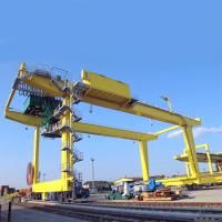 China U Type Rail Gantry Double Girder Goliath Crane For Lifting Container for sale