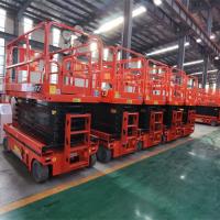 China Mobile Electric Self Propelled Scissors Lift Platform OEM Raise 7 ~ 16m for sale