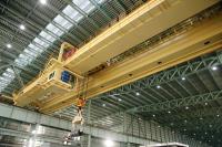 China Electric Automated Overhead Cranes Traveling Underhung Double Girder Bridge Crane for sale