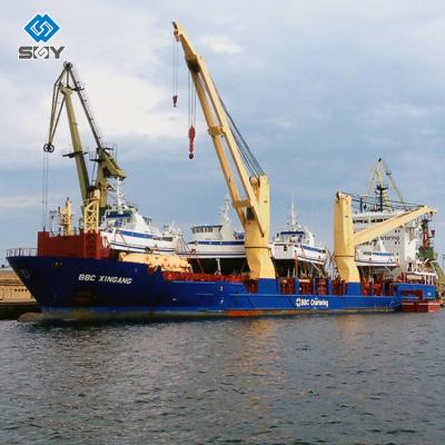 China 20 Ton Hydraulic Marine Deck Crane For Boat for sale