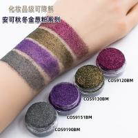 China Cosmetic Grade Biodegradable Cellulose Glitter Powder Encore Red 0.2mm-2.0mm Hexagonal for Nail Art & Wax Melts for sale