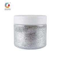 China 250°C High-Temp Silver Aluminum Glitter Powder 0.2-1.0mm for PVC/ABS/PP Injection Molding for sale