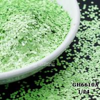 China Solvent Resistance Aluminum Glitter Powder 0.2-1.0mm Hexagonal for PVC PS ABS Injection Molding High Temperature Resistant for sale
