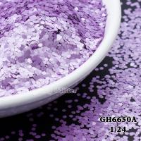 China Solvent Resistance Aluminum Glitter Powder 0.2-1.0mm Hexagonal for PVC PS ABS Injection Molding High Temperature Resistant for sale