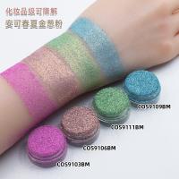 China Biodegradable Plant Cellulose Glitter Powder 2.0mm-0.2mm Hexagonal for Cosmetic and Craft Applications for sale