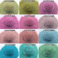 China Biodegradable Plant Cellulose Glitter Powder 2.0mm-0.2mm Hexagonal for Cosmetic and Craft Applications for sale